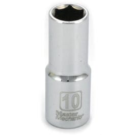 Metric Deep Well Socket, 6-Point, 3/8-Inch Drive, 10mm - Long Beach, NY ...