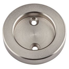 Sliding Door Cup Pull, Satin Nickel - Long Beach, NY - Centre Millwork