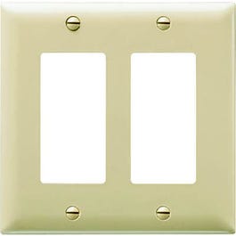 Wall Plate, 2 Decorator Opening, Urea, Ivory - Long Beach, NY - Centre ...