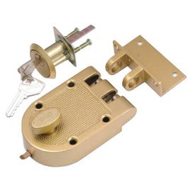 Single Cylinder Bolt Interlocking Deadbolt With Double Cylinder - Long ...