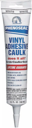 PHENOSEAL ADHESIVE CAULK 5.5 OZ CL - Long Beach, NY - Centre Millwork