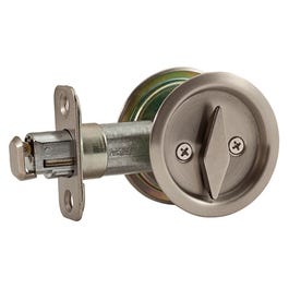Pocket Door Latch, Satin Nickel - Long Beach, NY - Centre Millwork