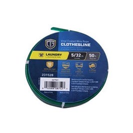 PVC Coated Wire Clothesline, Green, 5/32-In. x 50-Ft. - Long Beach, NY ...