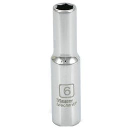 Metric Deep Well Socket, 6-Point, 1/4-In. Drive, 6mm - Long Beach, NY ...