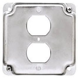 4-Inch Flat Corner Exposed Square Duplex Receptacle - Long Beach, NY ...