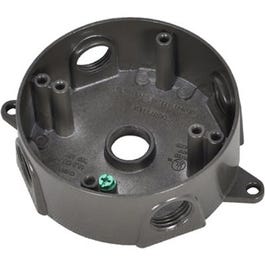 Bronze Weatherproof Round Outlet Box - Long Beach, NY - Centre Millwork