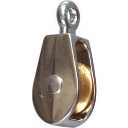 Fixed-Eye Single Pulley, Nickel-Plated, 1-In. - Long Beach, NY - Centre ...