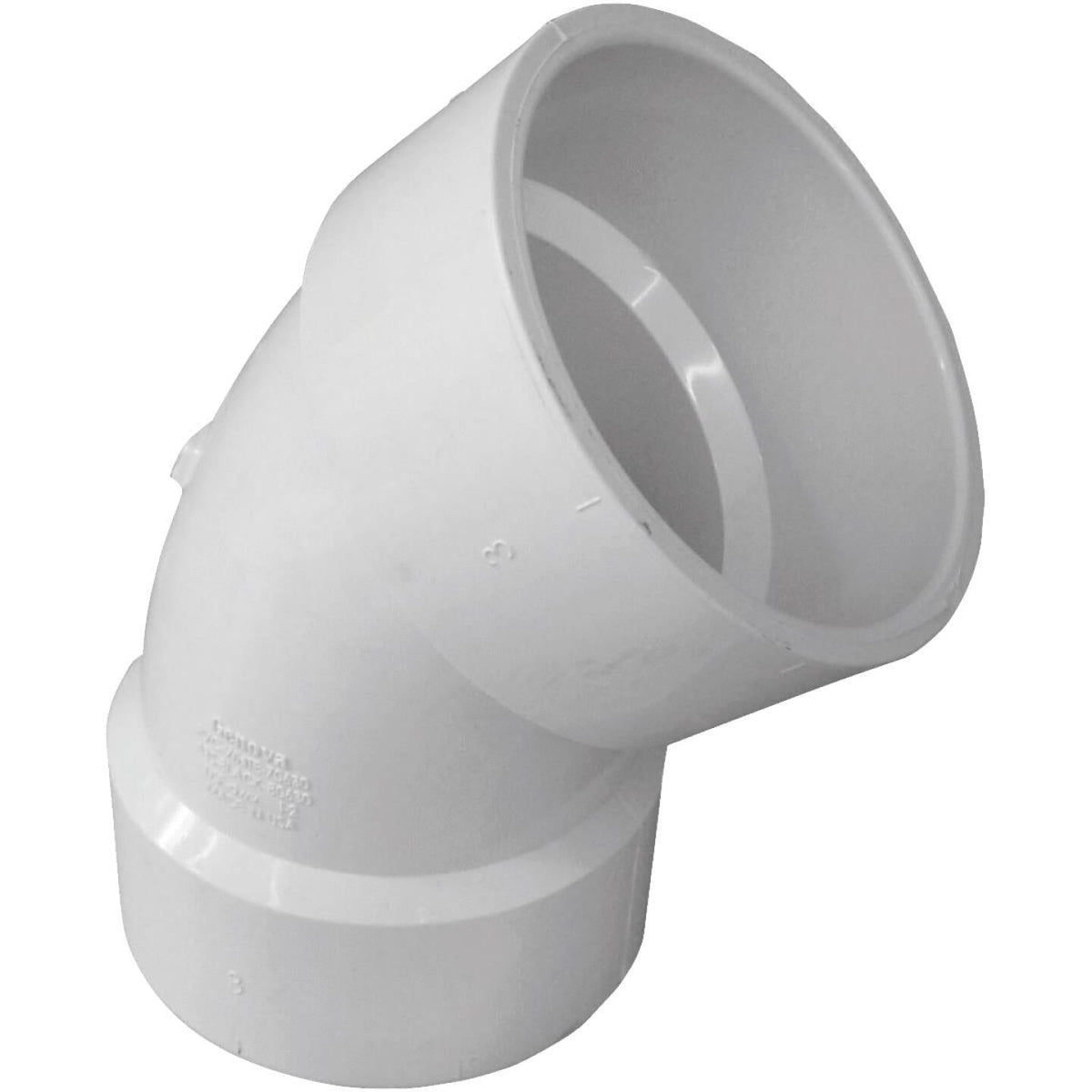 Charlotte Pipe 3 In. 45D PVC Short Radius Elbow - Long Beach, NY ...